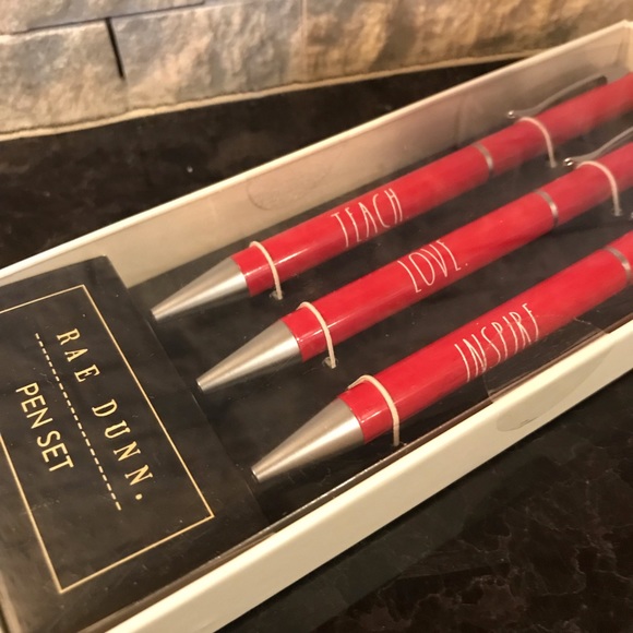 Rae Dunn | Office | Rae Dunn Teach Love Inspire Pens | Poshmark